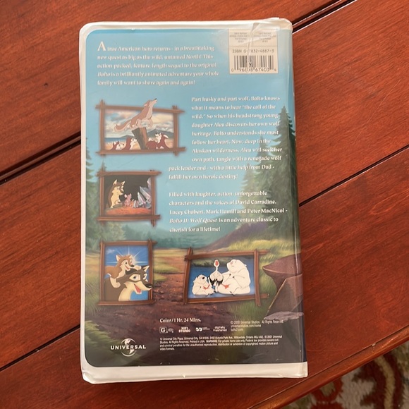 Universal | Other | Universal Studios Balto Ii Wolf Quest Vhs | Poshmark